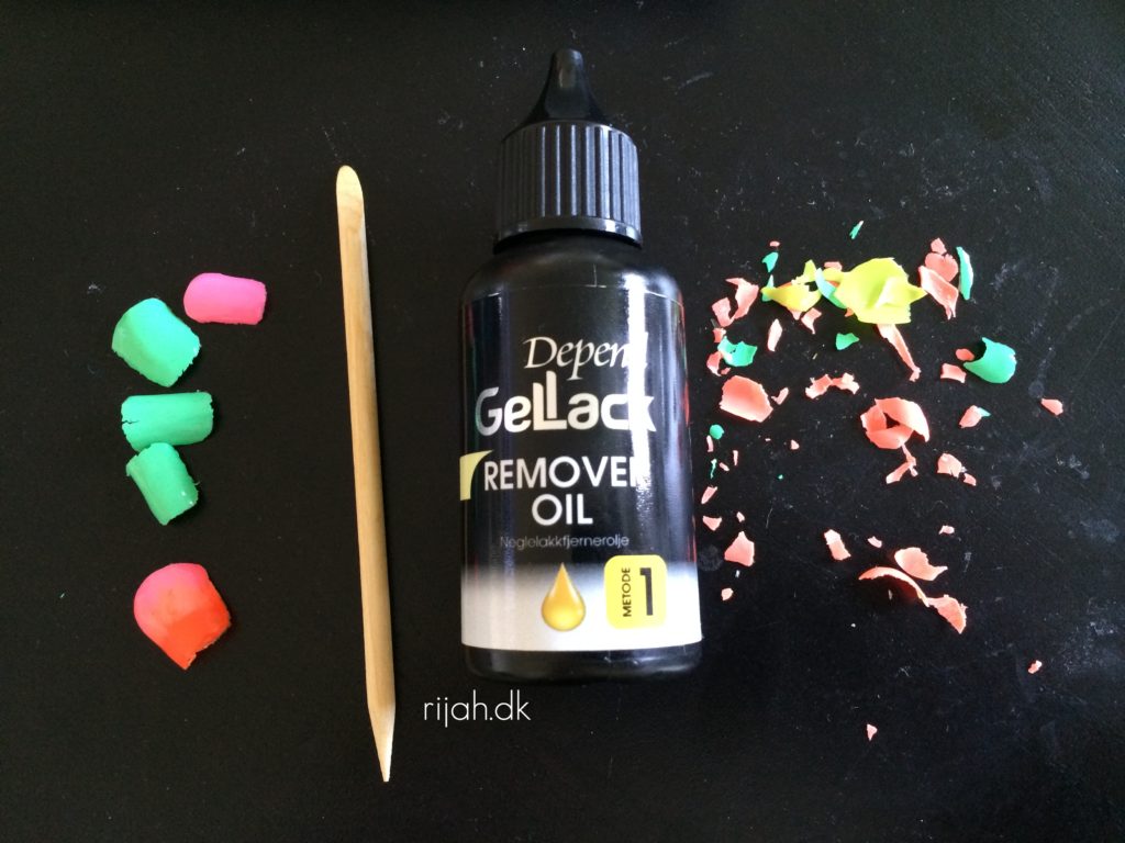 Depend GelLack Remover Oil - metode 1 ⋆ rijah.dk